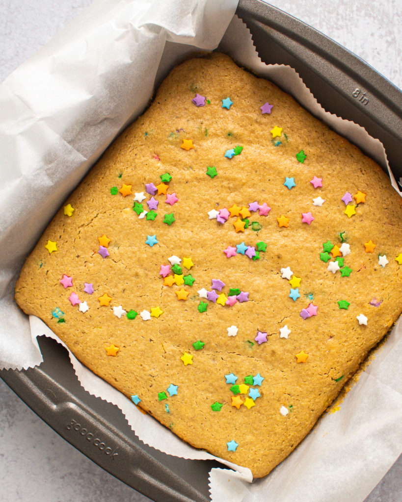 Funfetti Cake - Vegan and Gluten Free! - Justine Doiron