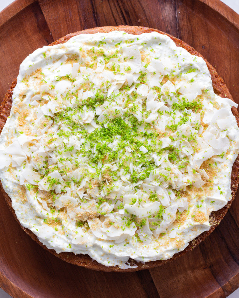 Key Lime Coconut Cake - Justine Doiron