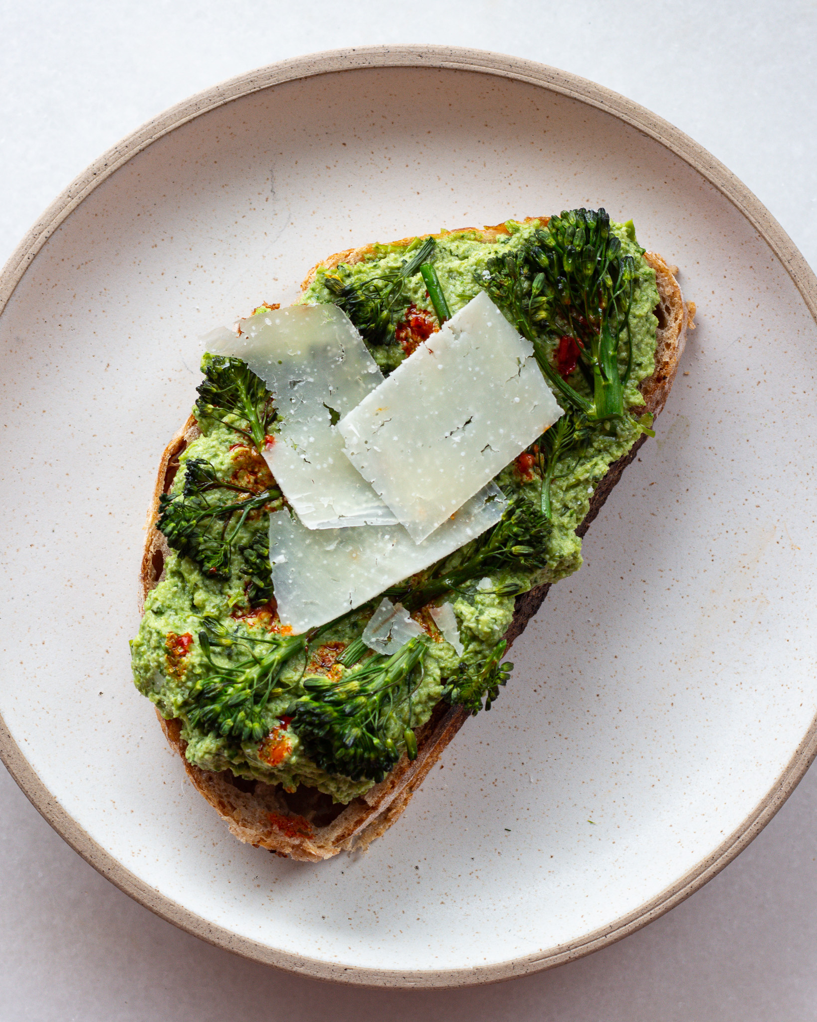 Broccolini Sunflower Toast - Justine Doiron