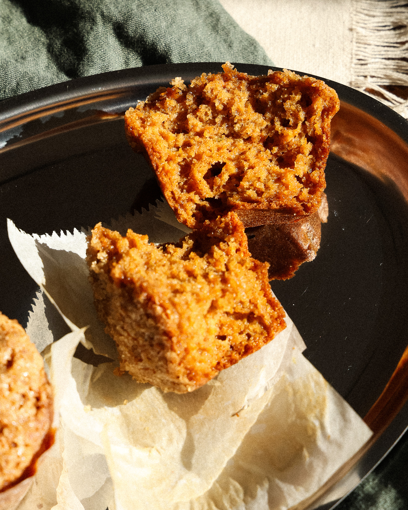 Vegan Carrot Muffins for Two - Justine Doiron